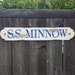 S.S. Minnow Gilligan's Island Boat Sign Hand Painted Original - Etsy
