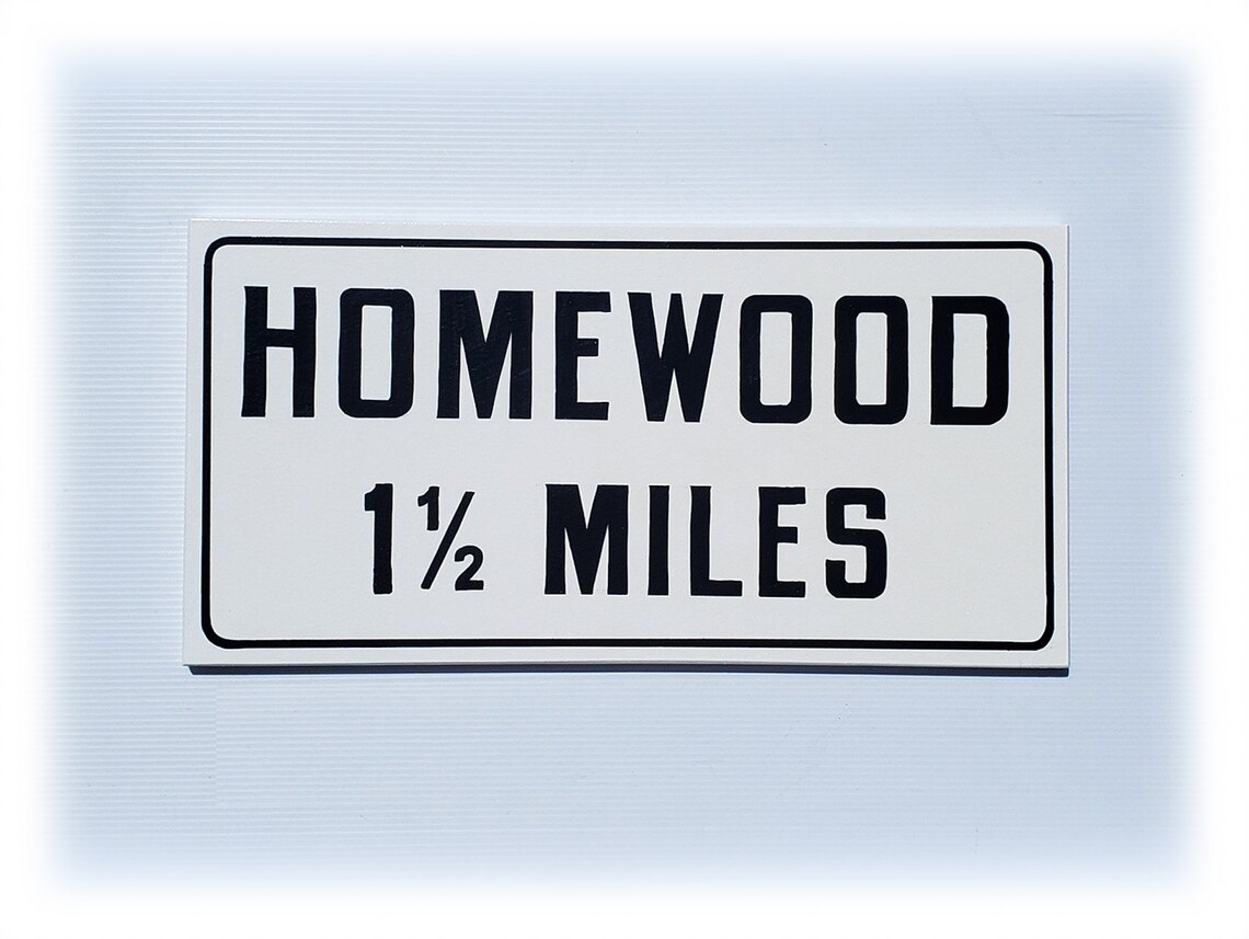 Twilight Zone Sign From walking Distance Episode | Etsy