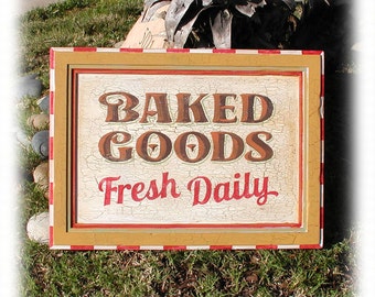 Baked Goods Sign - Etsy