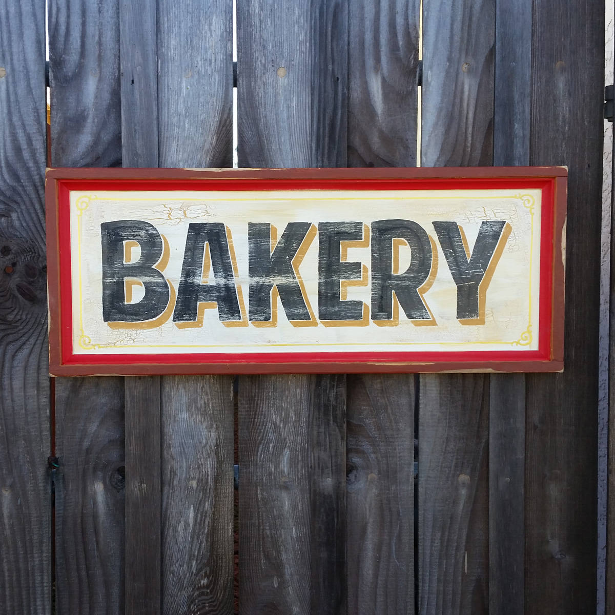 Bakery Sign Hand Painted Vintage Style - Etsy