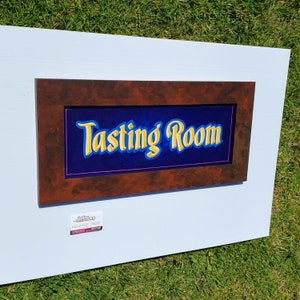 Tasting Room Sign Hand Painted - Etsy