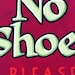 No Shoes Sign Hand Painted - Etsy