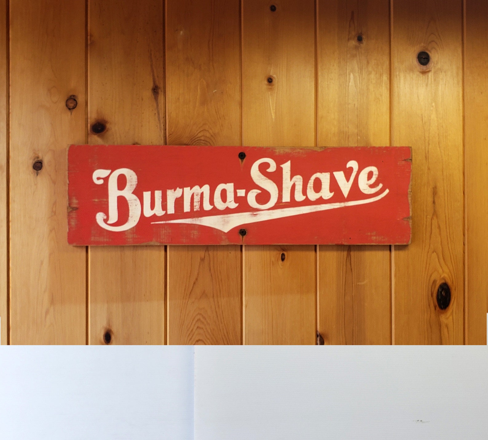 Burma Shave Sign Realistic Replica - Etsy