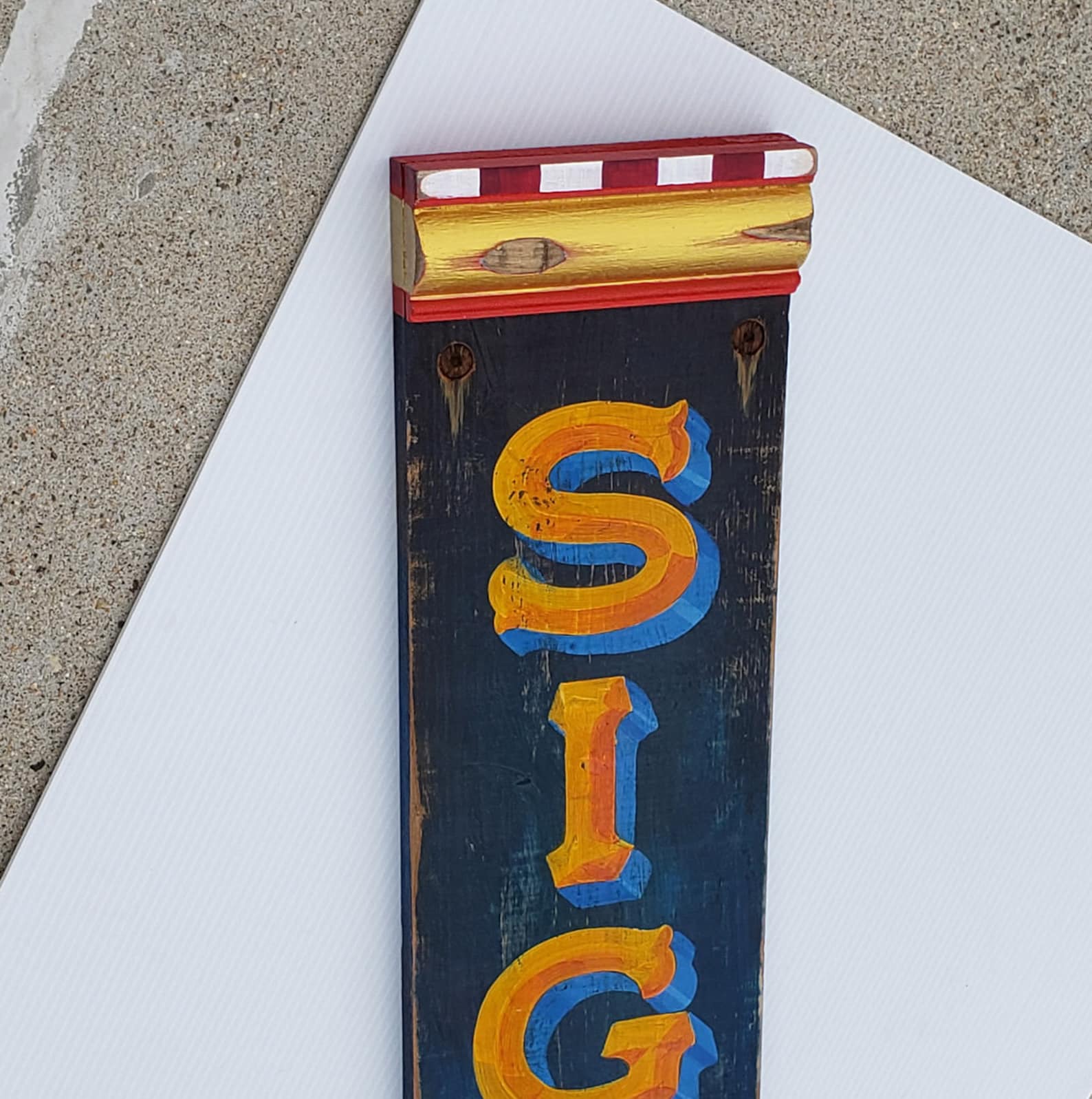 Sign Painter's Antique Style Hand Painted Sign - Etsy