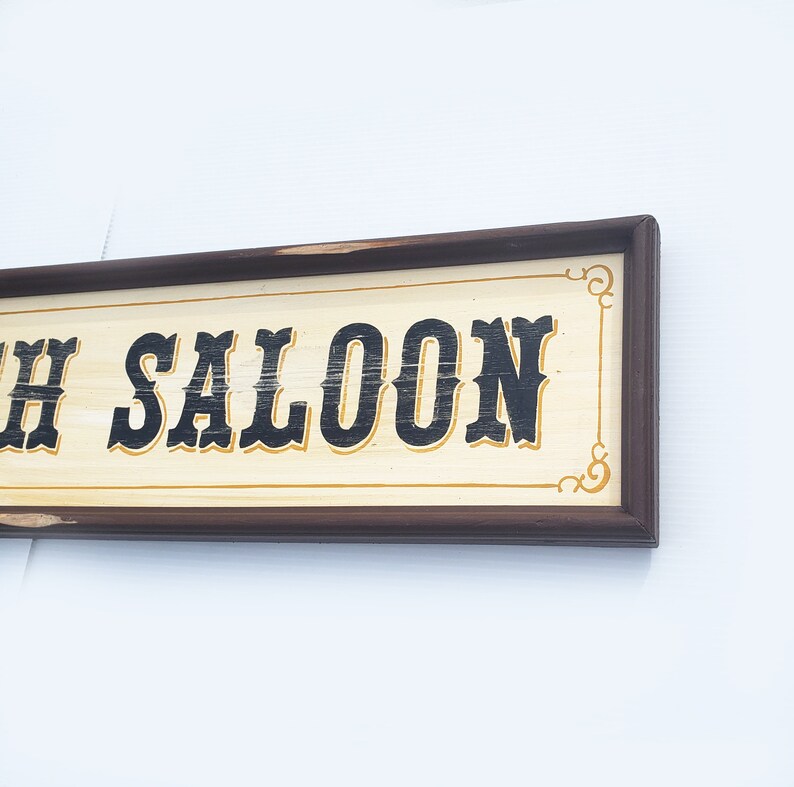 Gunsmoke Long Branch Saloon Sign Hand Painted | Etsy