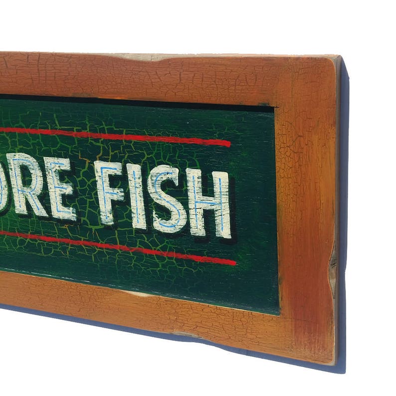 Eat More Fish Sign Seafood Restaurant or Home Decor Hand - Etsy