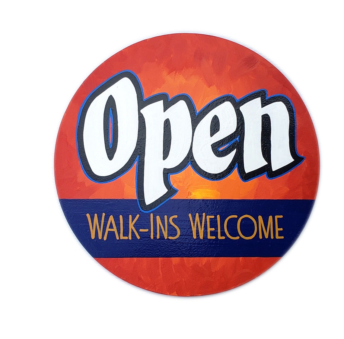 Open Walk Ins Welcome Hand Painted Sign | Etsy
