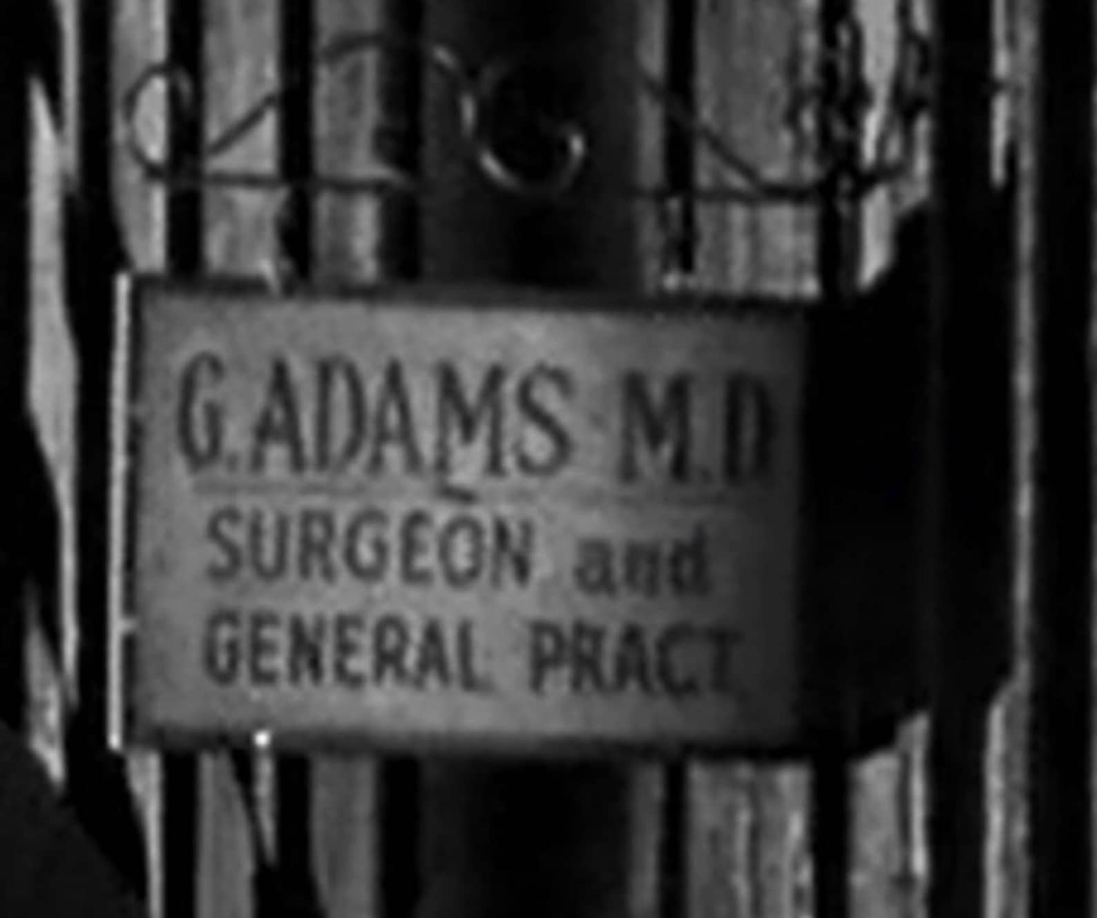 Gunsmoke Doc Adams Office Sign Replica Hand Painted - Etsy