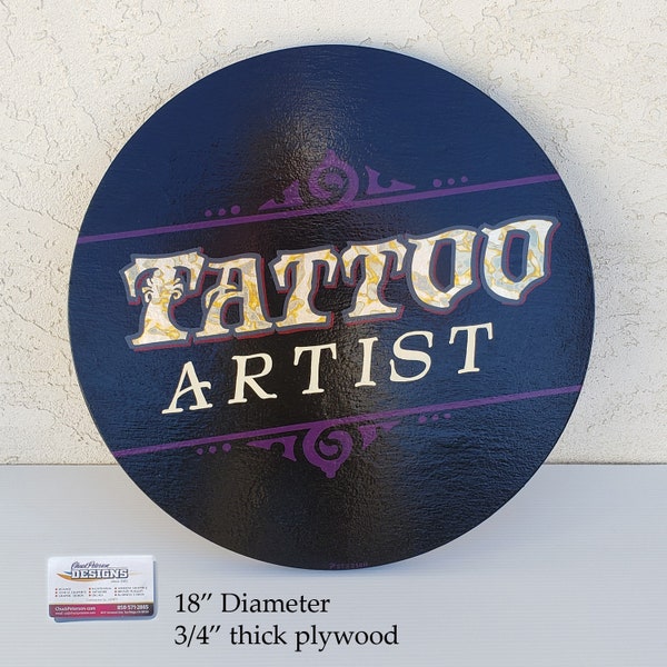 Hand Painted Tattoo Shop Signs - Etsy
