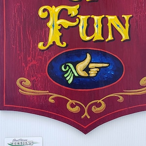 House of Fun Vintage Style Circus Sign - Etsy