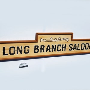 Long Branch Saloon Gunsmoke Sign Hand Painted REPLICA - Etsy