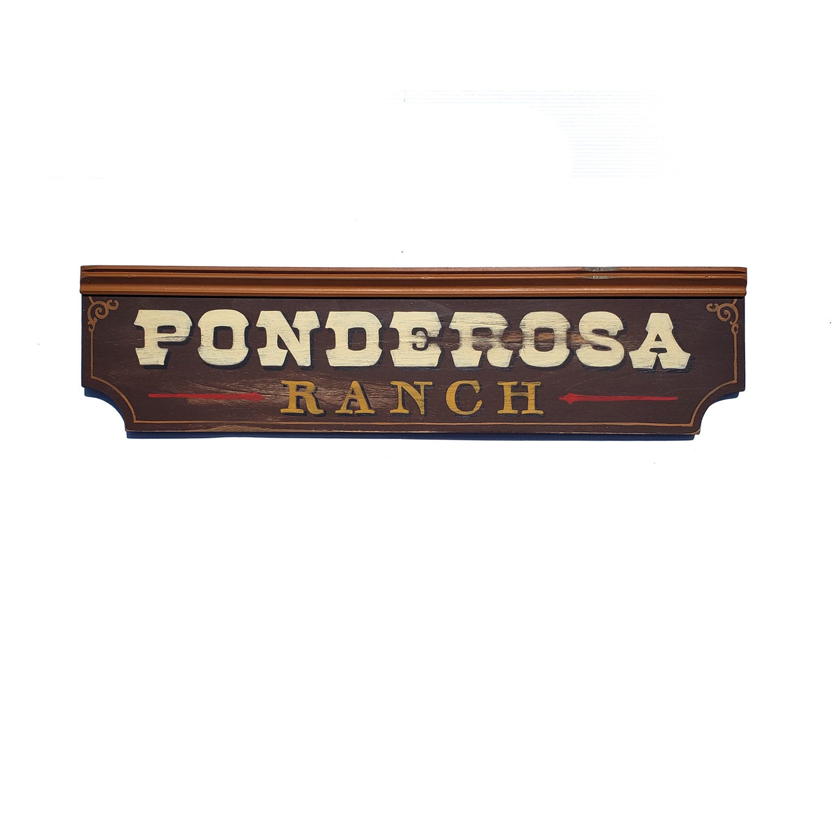 Bonanza Ponderosa Ranch Sign Hand Painted - Etsy UK
