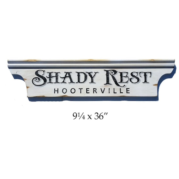 Petticoat Junction Shady Rest Hotel Hooterville TV Show Sign - Etsy