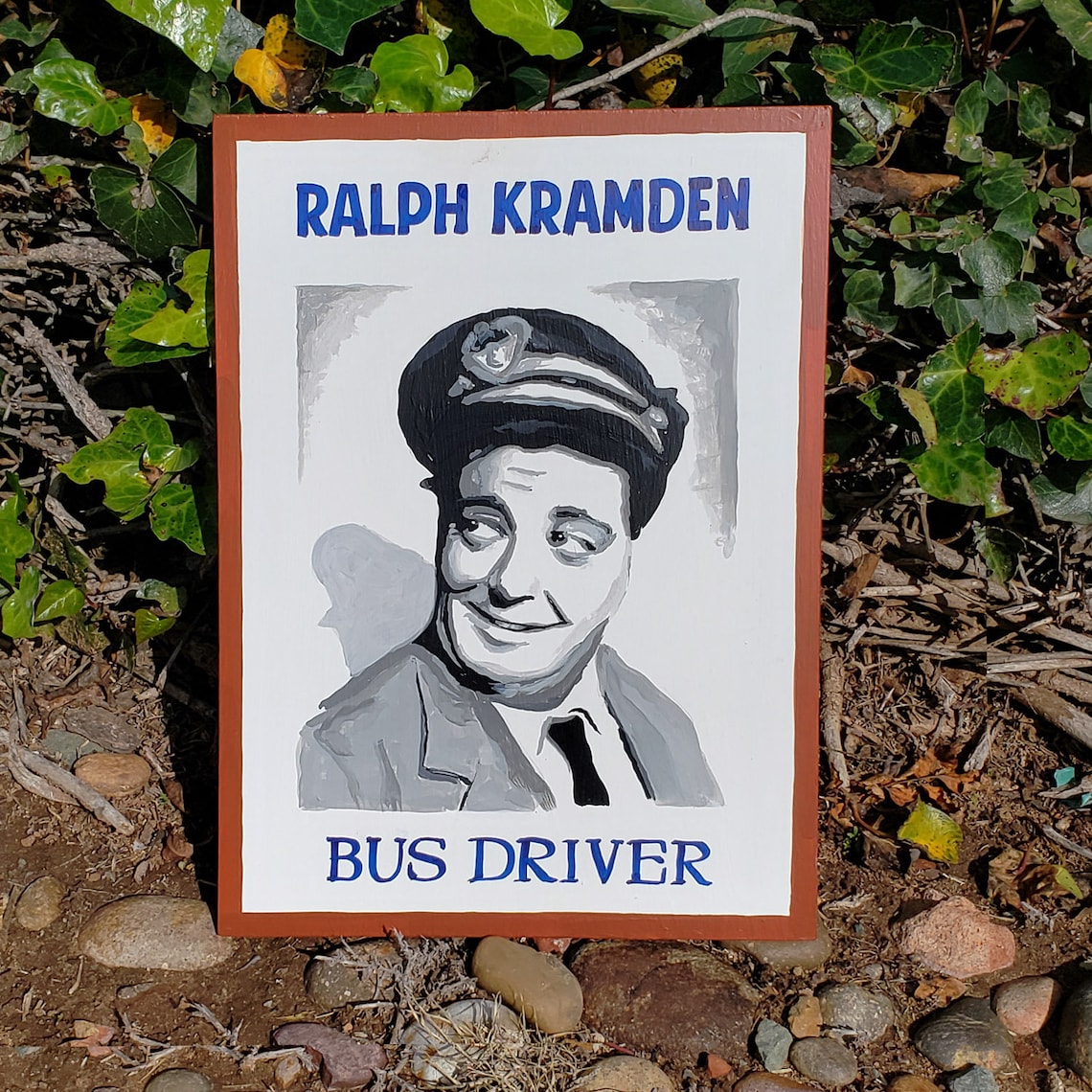 Honeymooners Ralph Kramden Hand Painted Sign Art - Etsy