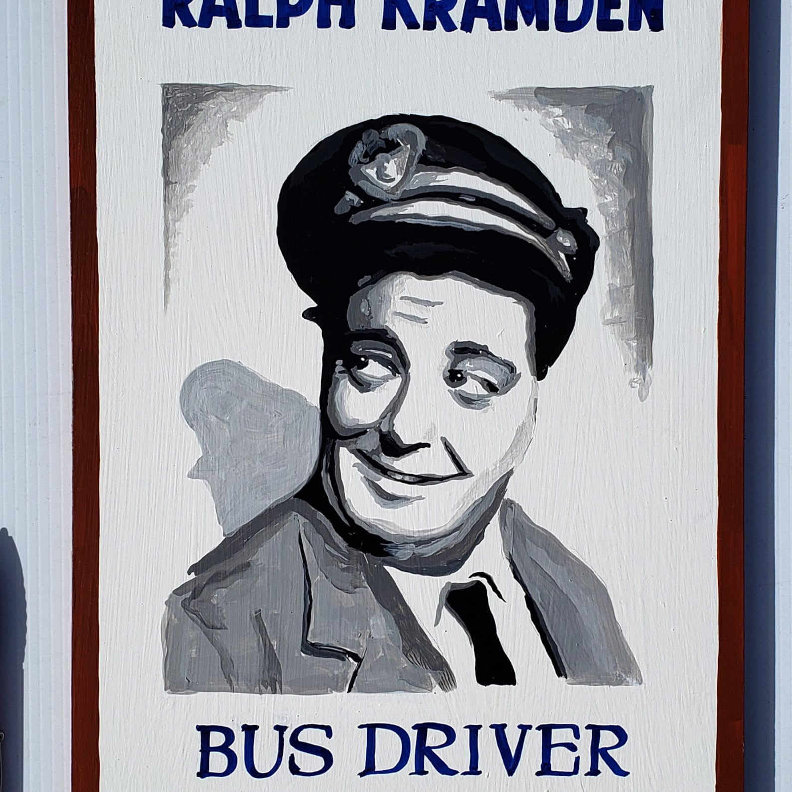 Honeymooners Ralph Kramden Hand Painted Sign Art - Etsy