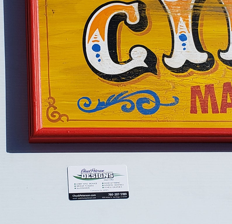 Circus Main Entrance Carnival Sign Hand Painted | Etsy