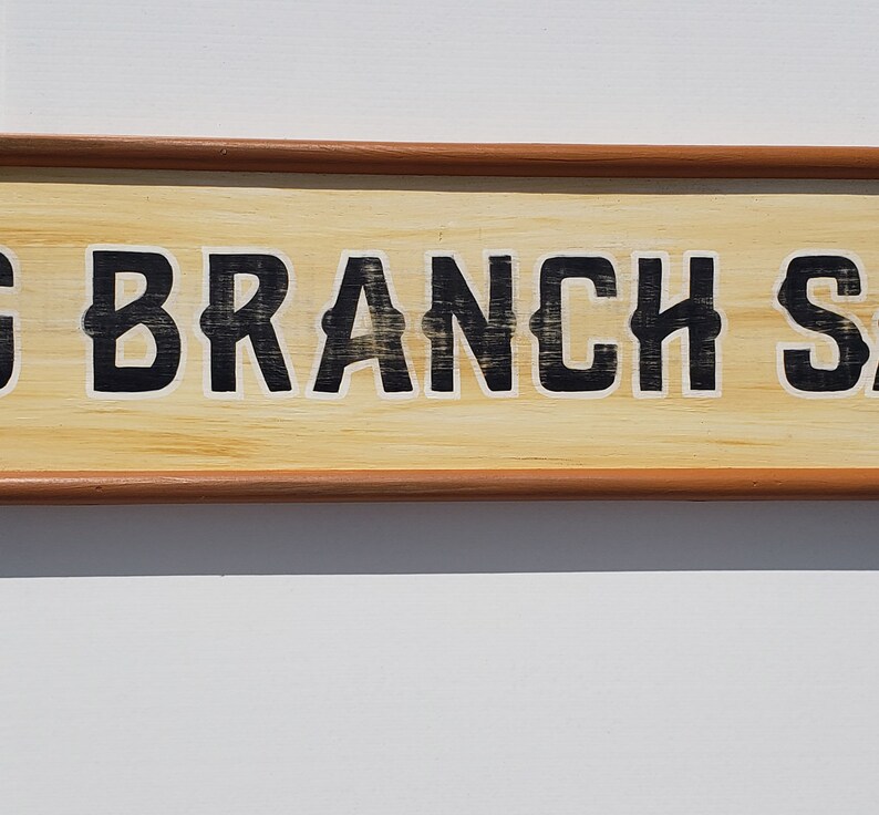 Gunsmoke Long Branch Saloon Sign Hand Painted - Etsy