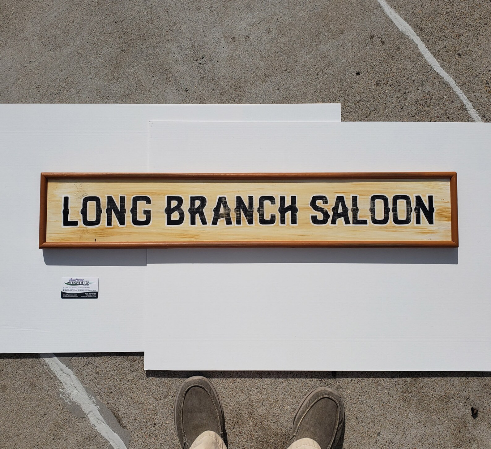 Gunsmoke Long Branch Saloon Sign Hand Painted - Etsy