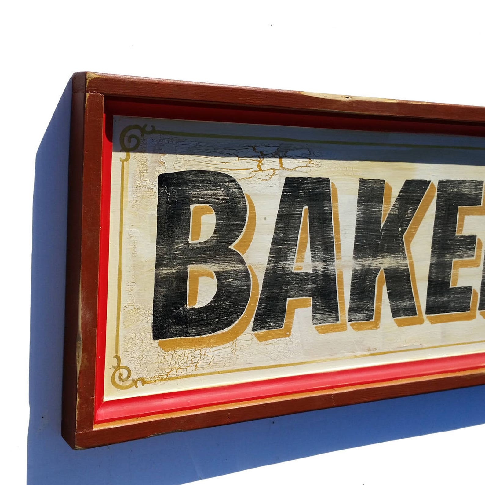 Bakery Sign Hand Painted Vintage Style - Etsy