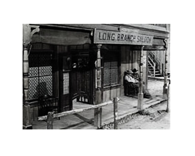 Gunsmoke Long Branch Saloon Sign Hand Painted - Etsy