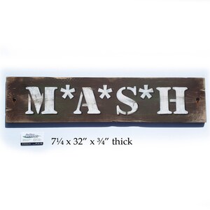 MASH TV Show Hand Painted Sign - Etsy