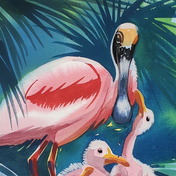 Spoonbill - Etsy