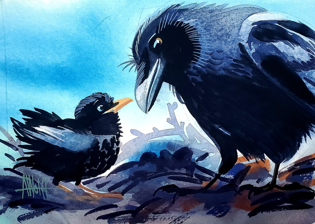 Raven is Part of My 2022 A Year of Birds Challenge. One-of-a-kind. I ...