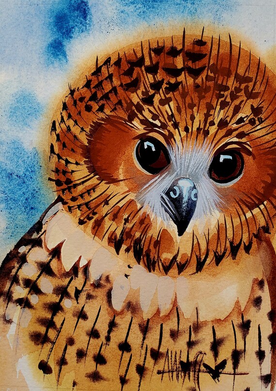Pels Fishing Owl is Part of My 2022 A Year of Birds Challenge. - Etsy