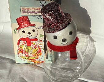 Snowman Candy Jar | Etsy