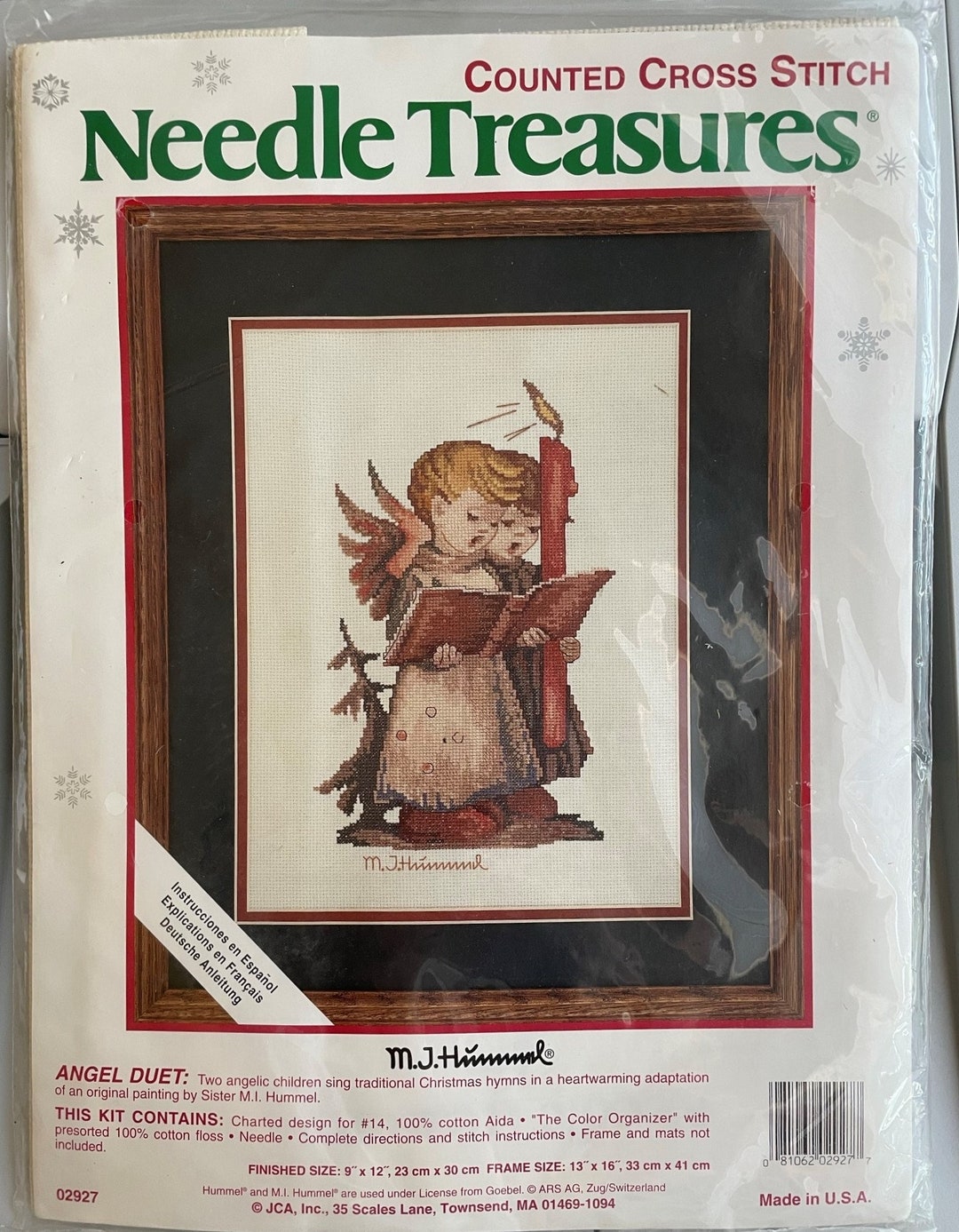 Needle Treasures Angel Duet M.I Hummel Kit Counted Cross - Etsy