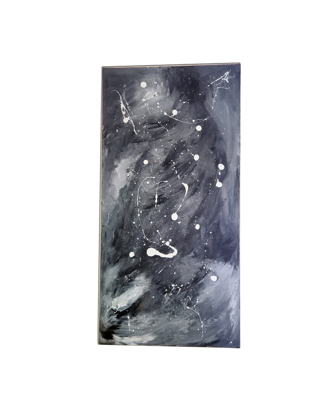 Abstract Acrylic Painting: Galaxy Night Sky Art, 24x48 - Etsy
