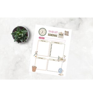 Cute Aesthetic Digital/printable to Do List Schedule - Etsy