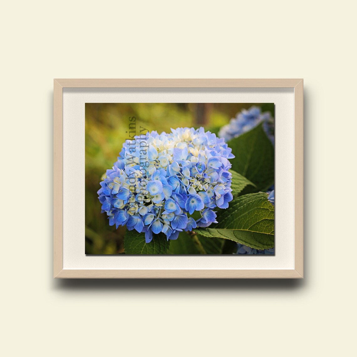 Blue Hydrangea Printable Wall Art Decor, Bathroom Wall Art, Hydrangea ...