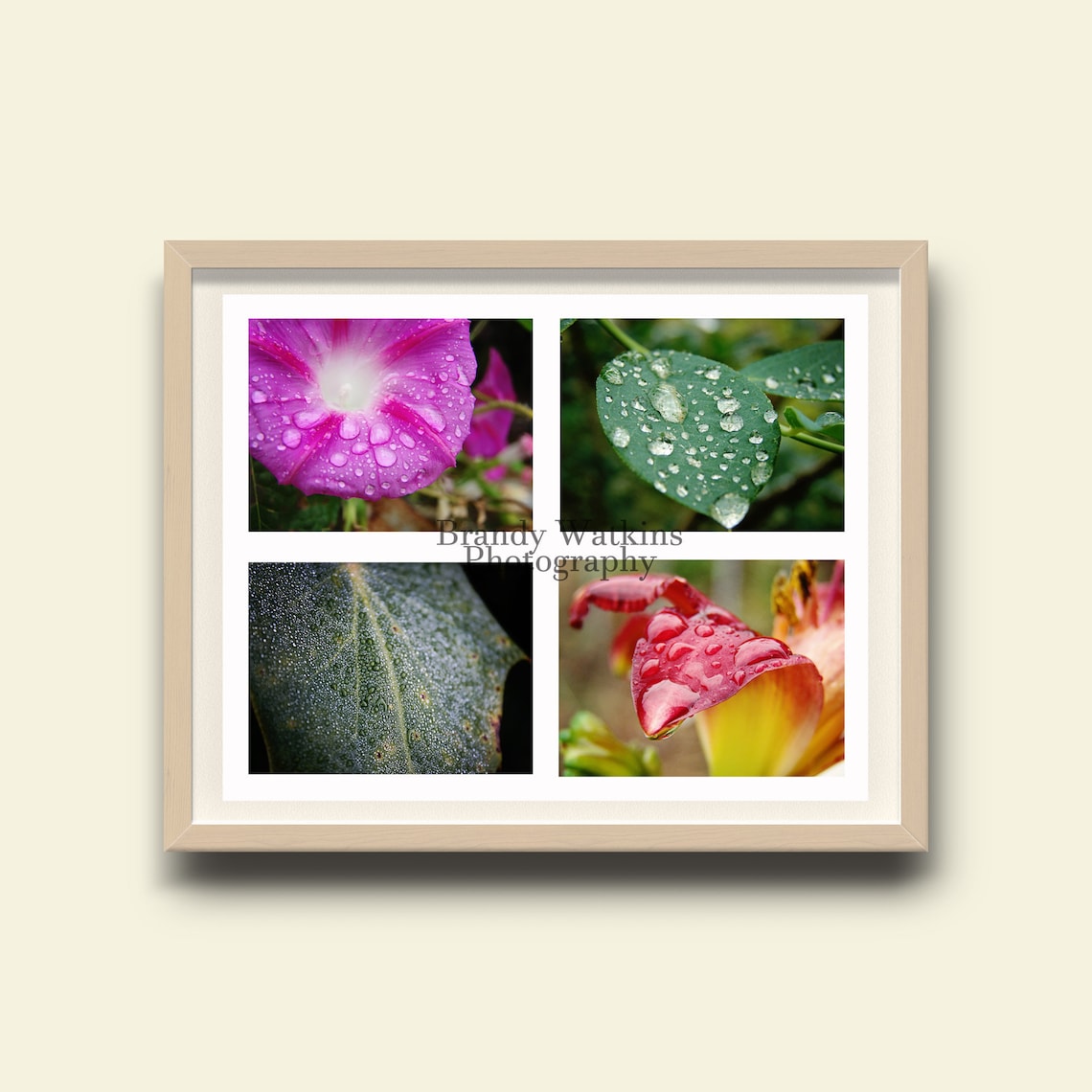 Rain Drop Wall Art Farmhouse Living Room Decor Floral Wall - Etsy