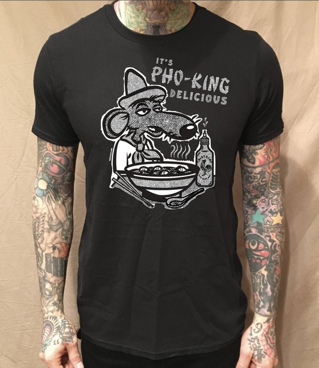 Pho Slowpoke Rodriguez on Black Tee - Etsy