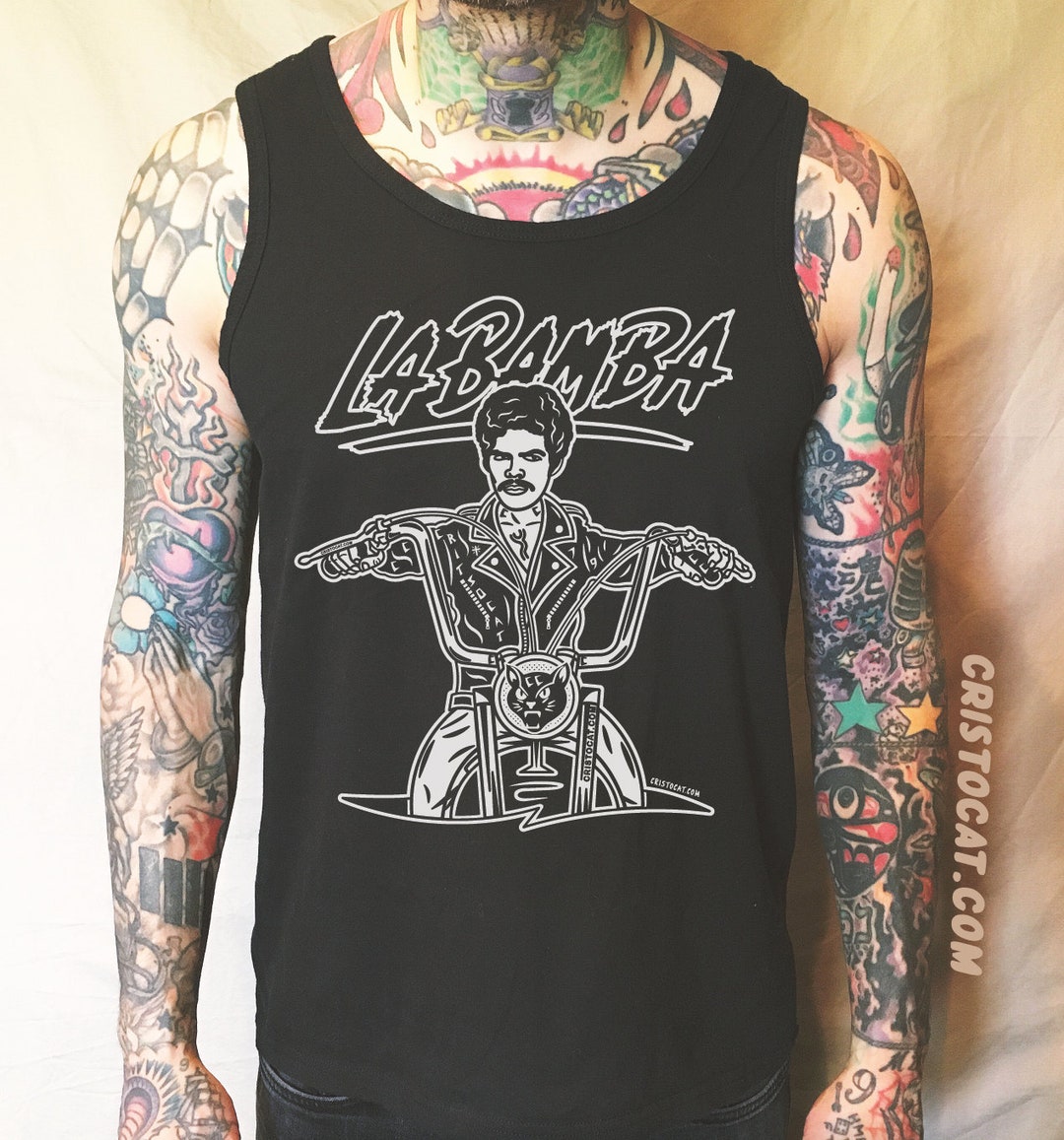 La Bamba Bob Biker on Black Tank "the Original" Not A Bootleg - Etsy