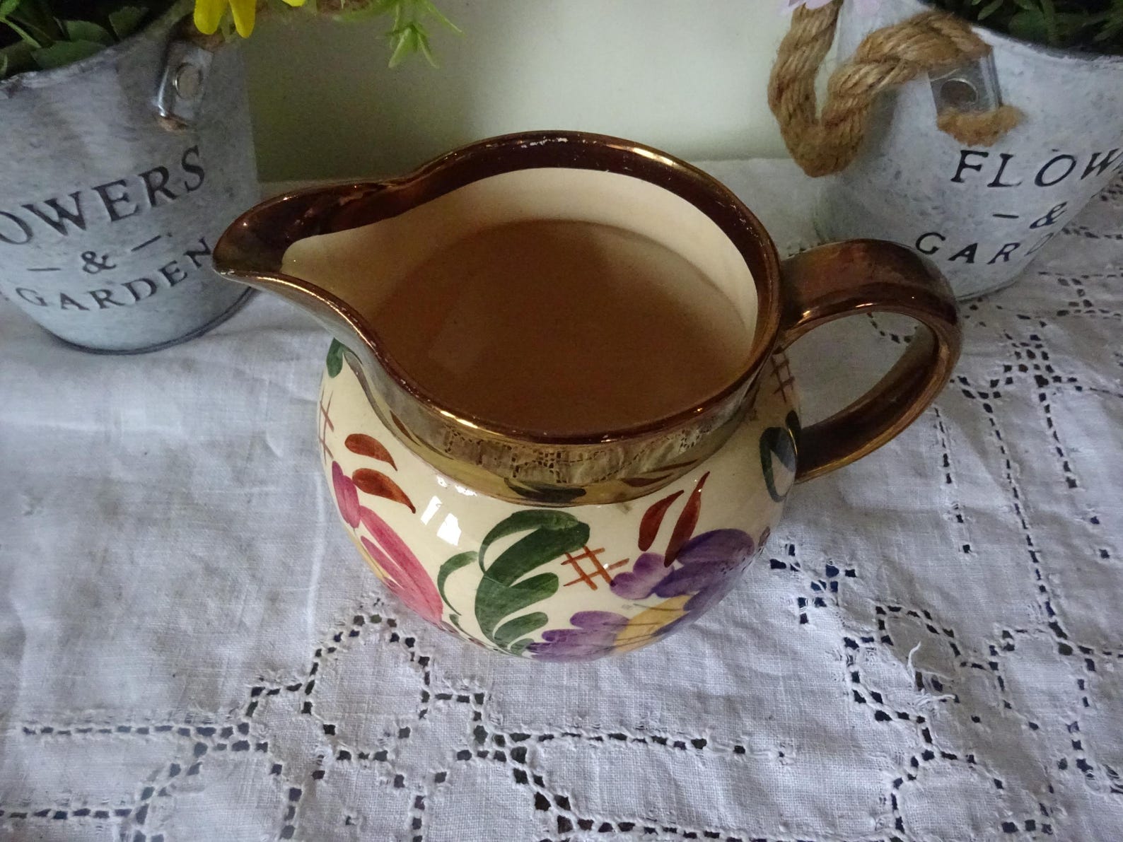 Vintage Wade Lustre Jug Harvest Ware Collection Circa 1950's 10 X 10 X ...