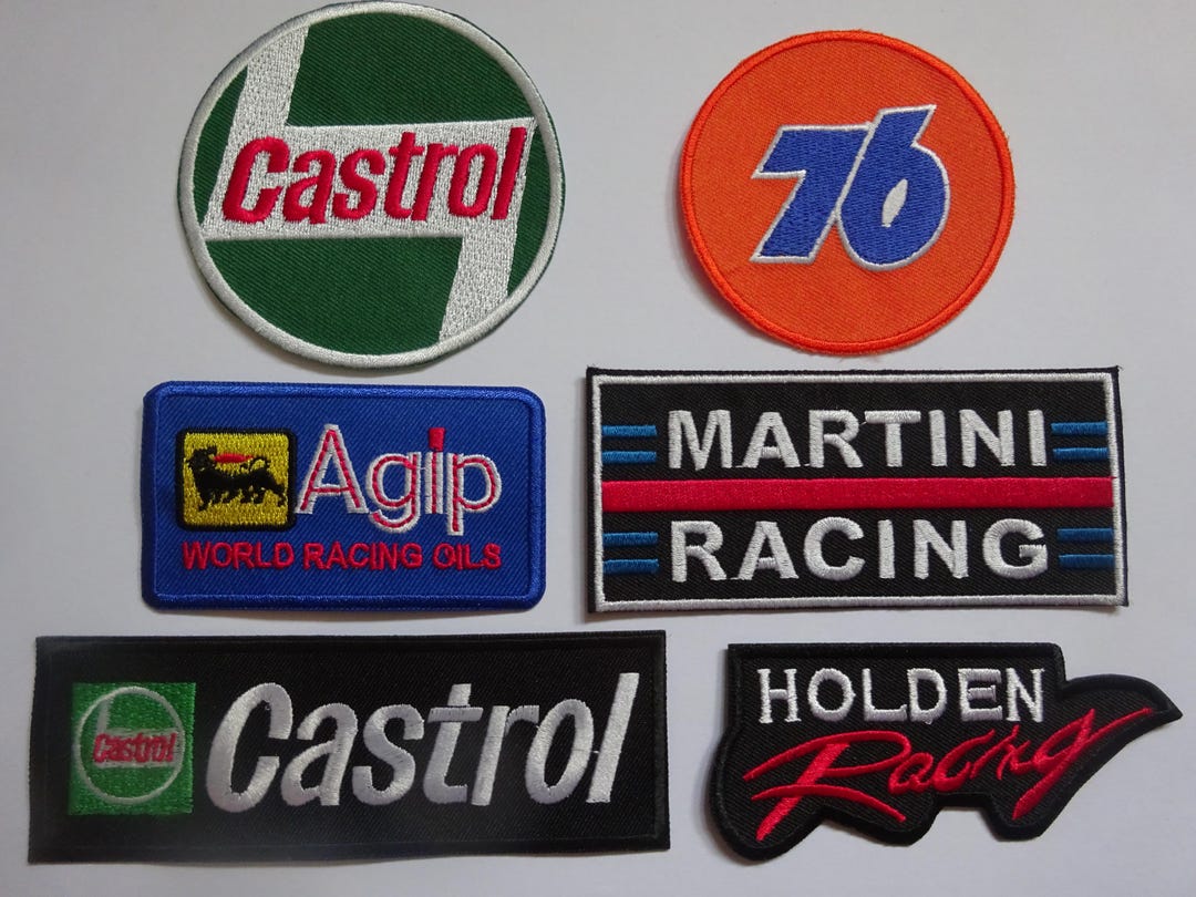 Motor Sport Racing Patch Iron on or Sew on Patches Embroidered Mechanic ...