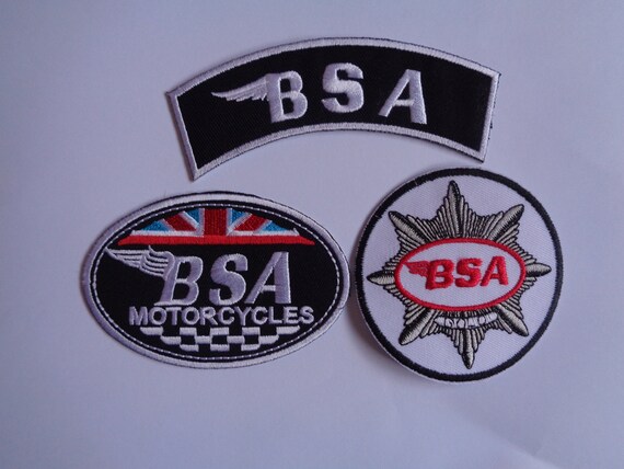 Classic BSA Motorcycle Patch Iron on or Sew on Patches - Etsy