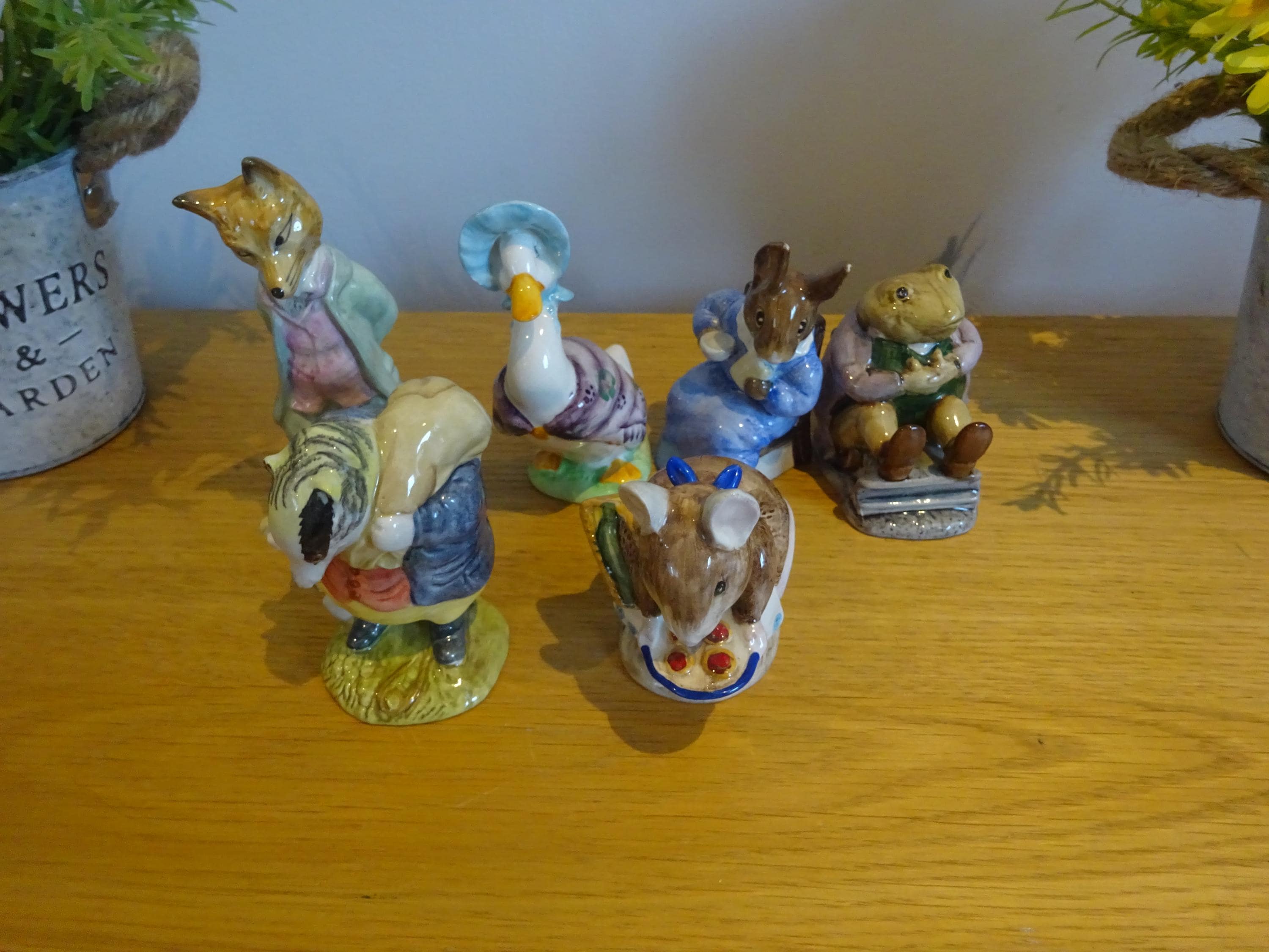 Vintage John Beswick Beatrix Potter Figures Foxy Whiskered Gentleman ...