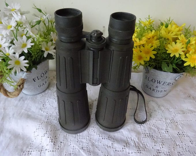 Military Field Glasses / Binoculars in Leather Case 8 X 56 in Lovely ...