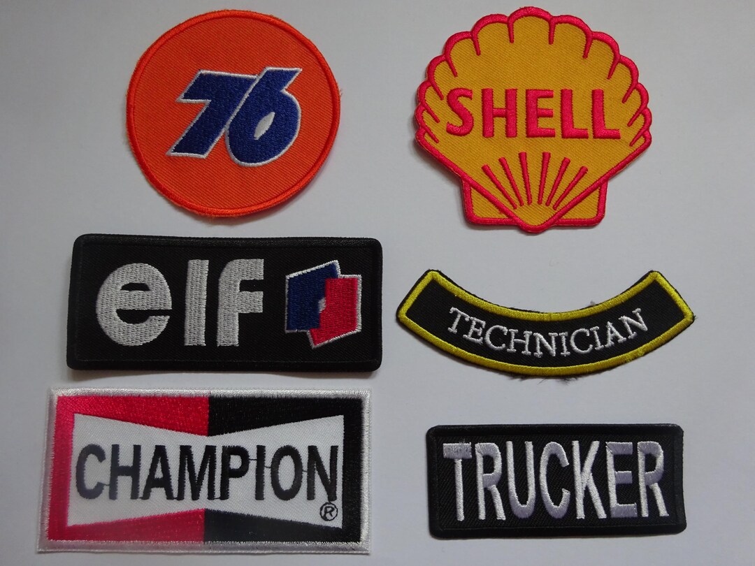Motor Sport Racing Patch Iron on or Sew on Patches Embroidered Mechanic ...