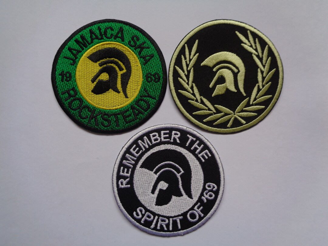 Skinhead Trojan Patch Iron on or Sew on Patches Embroidered Spirit of ...