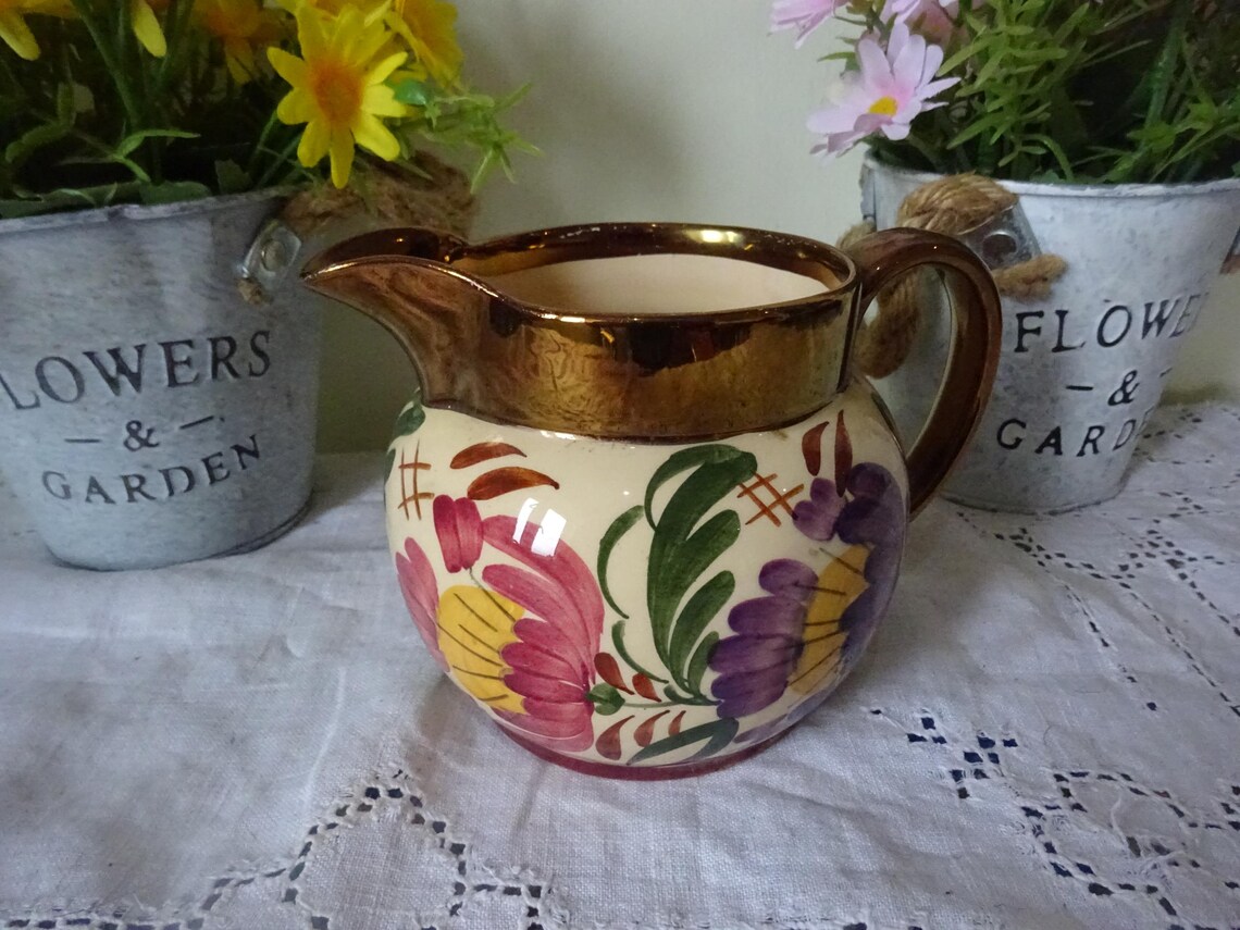 Vintage Wade Lustre Jug Harvest Ware Collection Circa 1950's 10 X 10 X ...