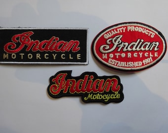 Retro Indian Motorcycle Chief Iron on Biker Patch - Etsy