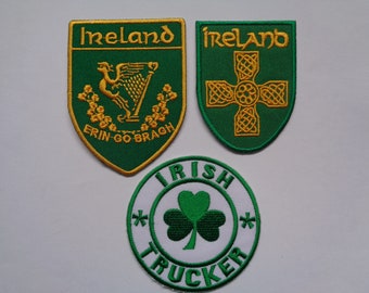 Ireland Flag Embroidered Patch - Etsy