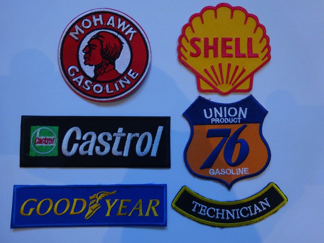 Motor Sport Racing Patch Iron on or Sew on Patches Embroidered Overalls ...