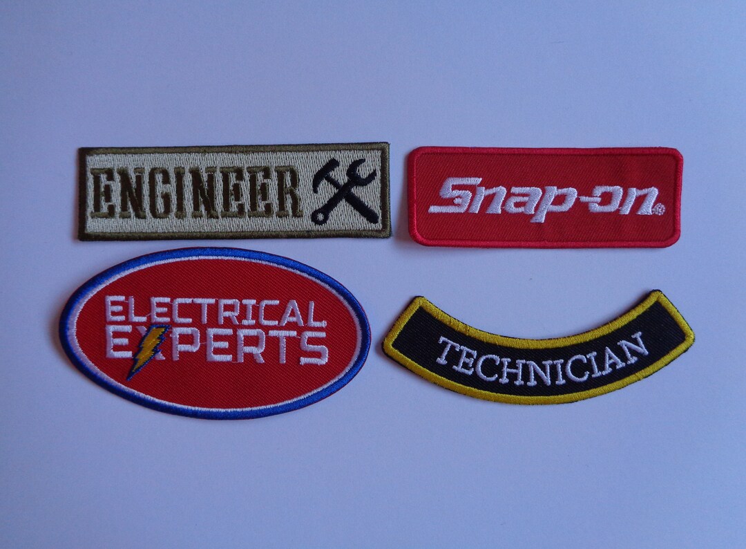 Engineers Patch Electrician Patch Technician Patch Motor Sport Racing ...