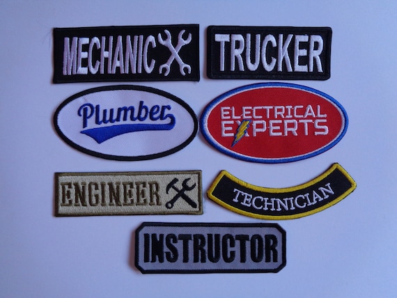Motor Mechanic Patch Trucker Patch Iron on or Sew on Patches | Etsy