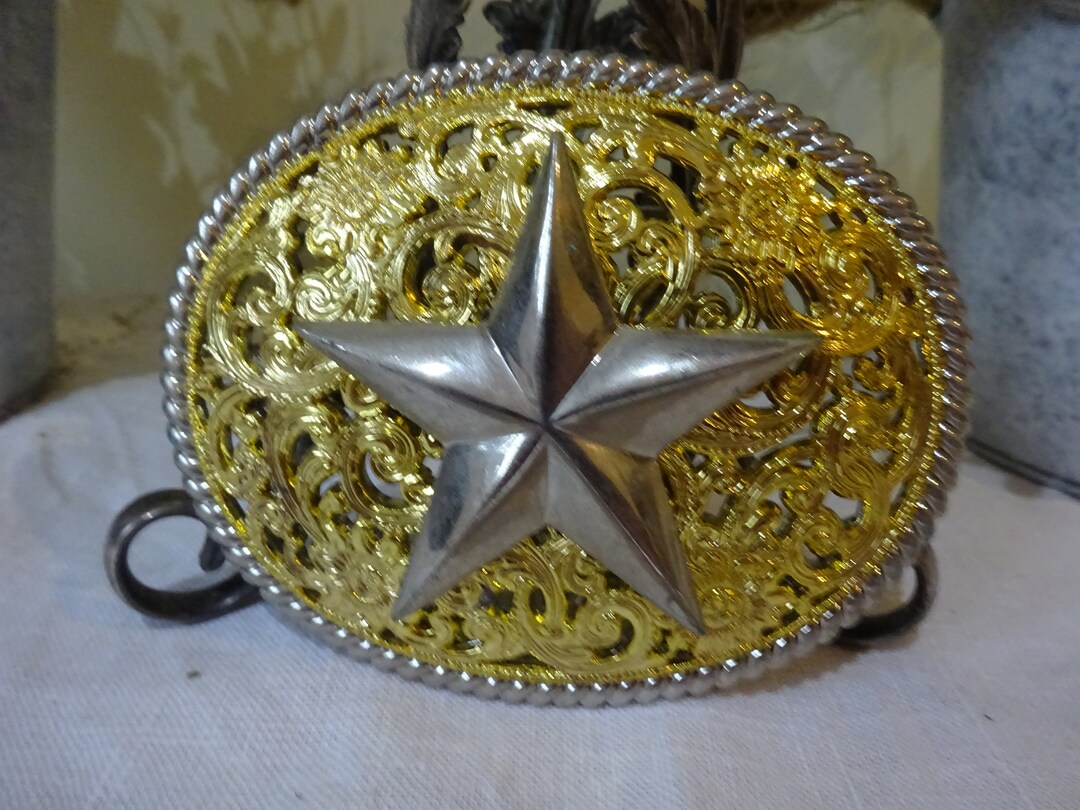 Rodeo Belt Buckle United States Sheriff Star Buckle Country / Western ...
